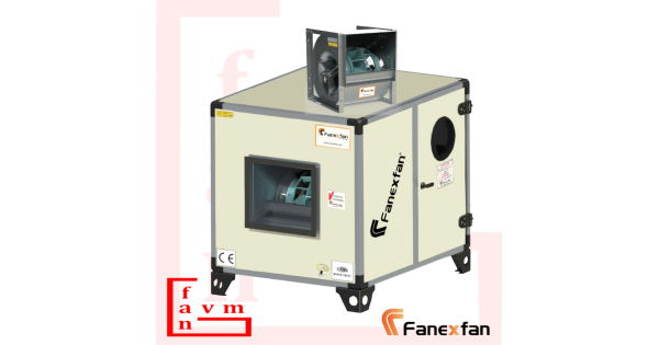 Fanex FHV-SY 250 B Geriye Eğimli Seyrek Kanatlı 220 V 4000 m³/h Debi Hücreli Fan