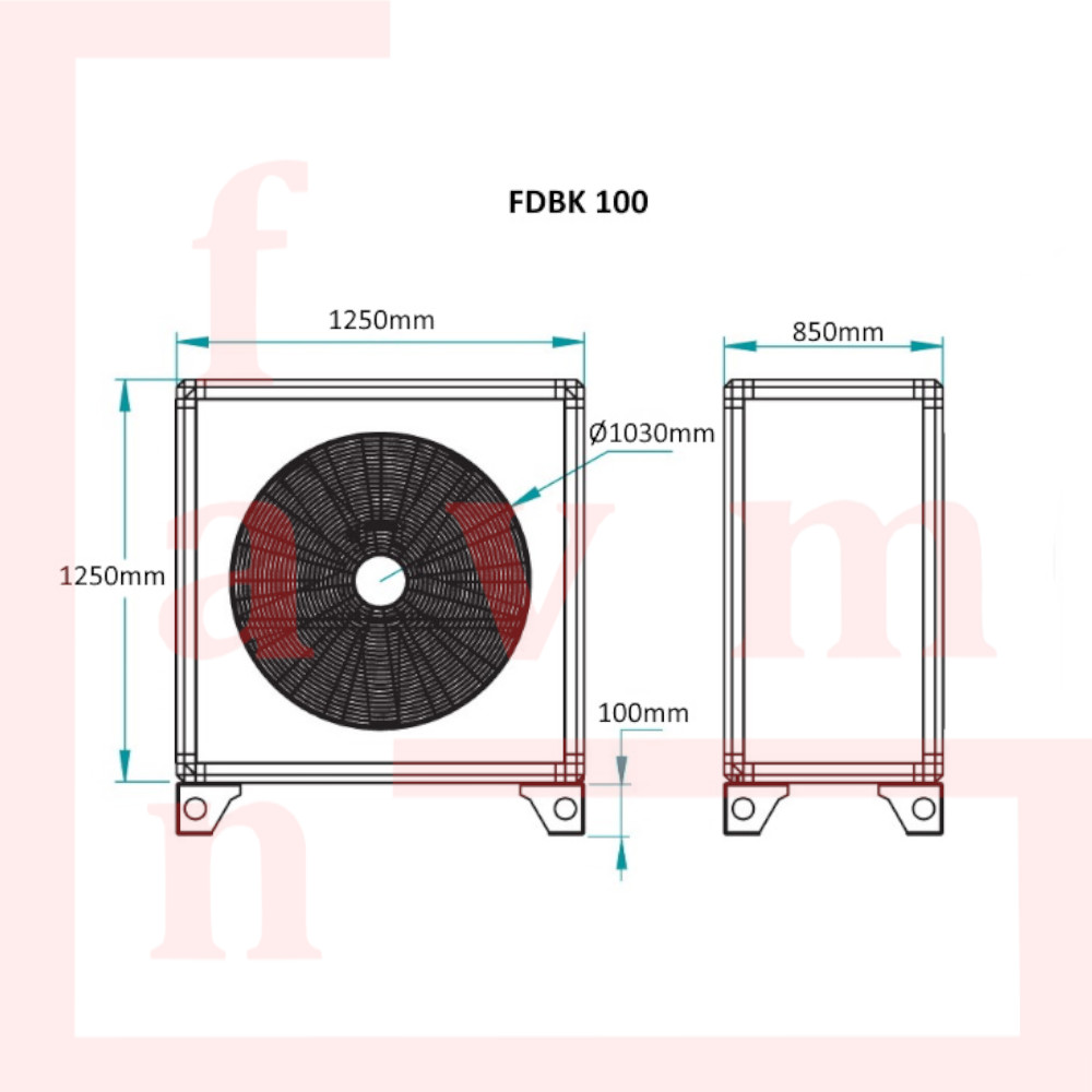 Fanex FDBK 100 Kabinli 380 V 50000 m³/h Debi Yangın Duman Egzoz ve ...